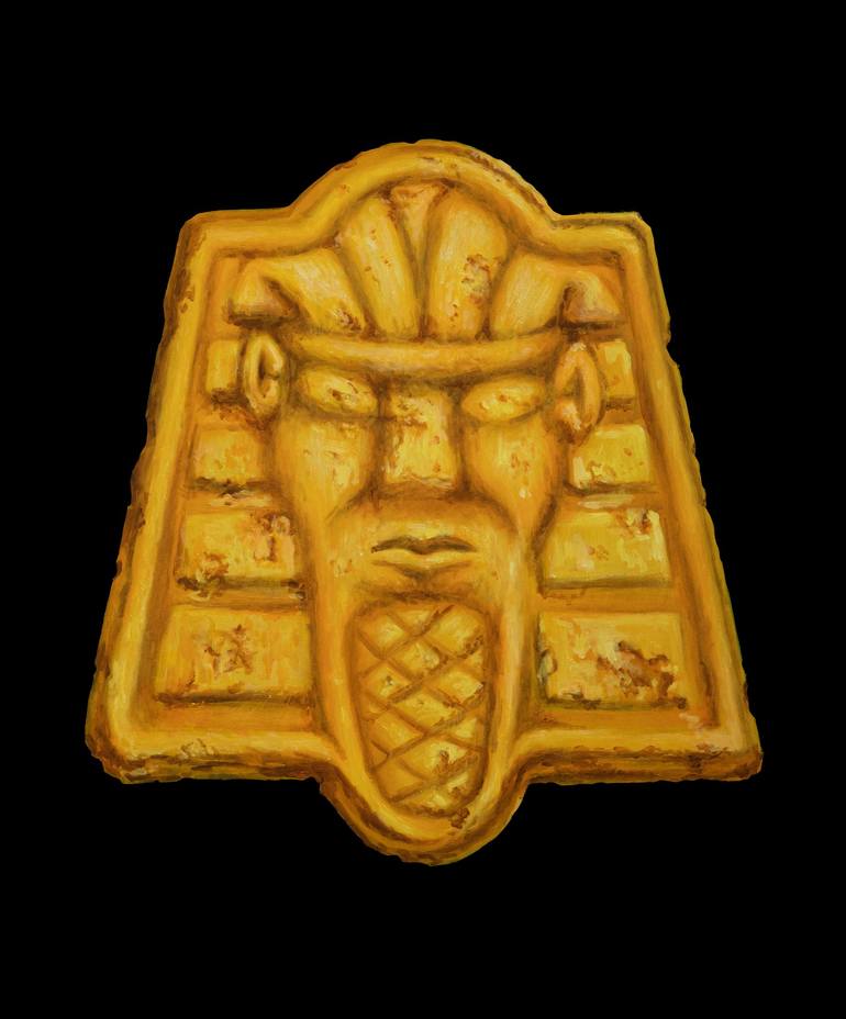 Yellow Pharaoh Painting by Gecco Srgci | Saatchi Art