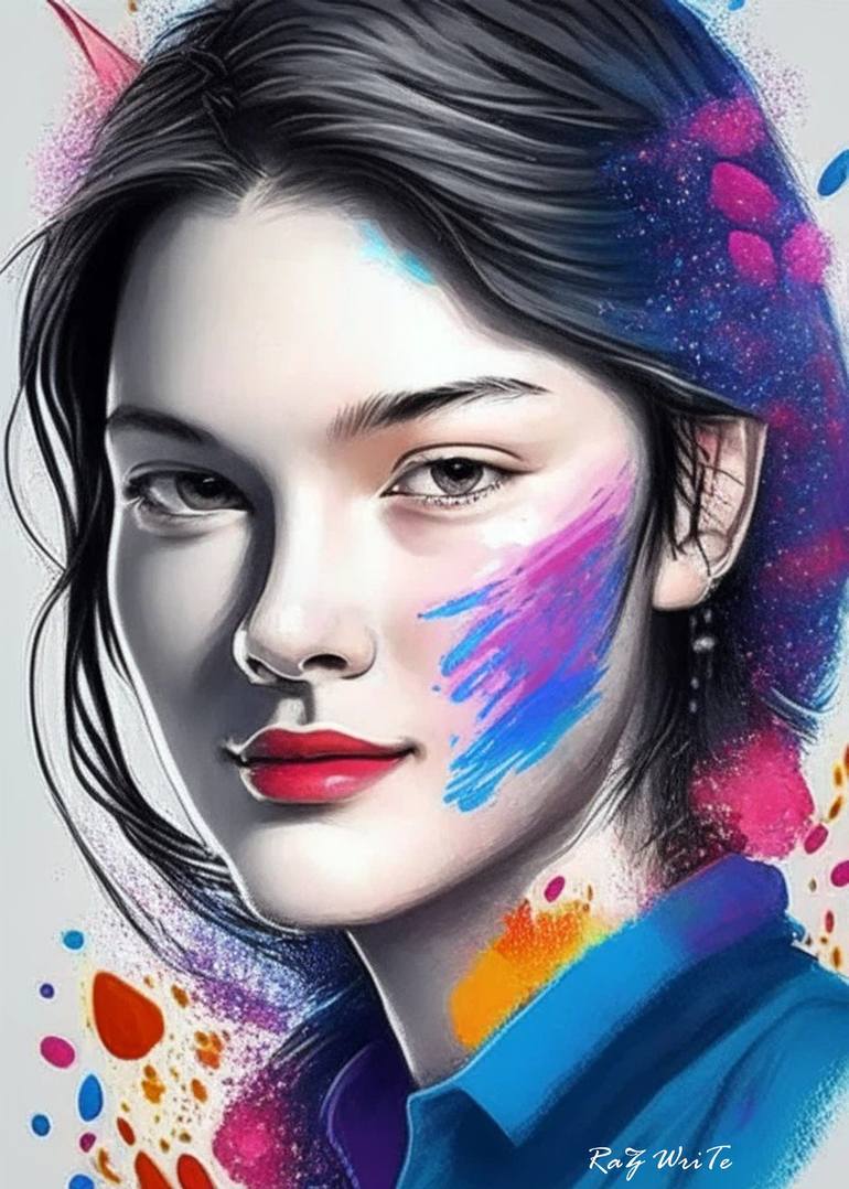 Expresions I Piece#6 Digital by Raz Write | Saatchi Art