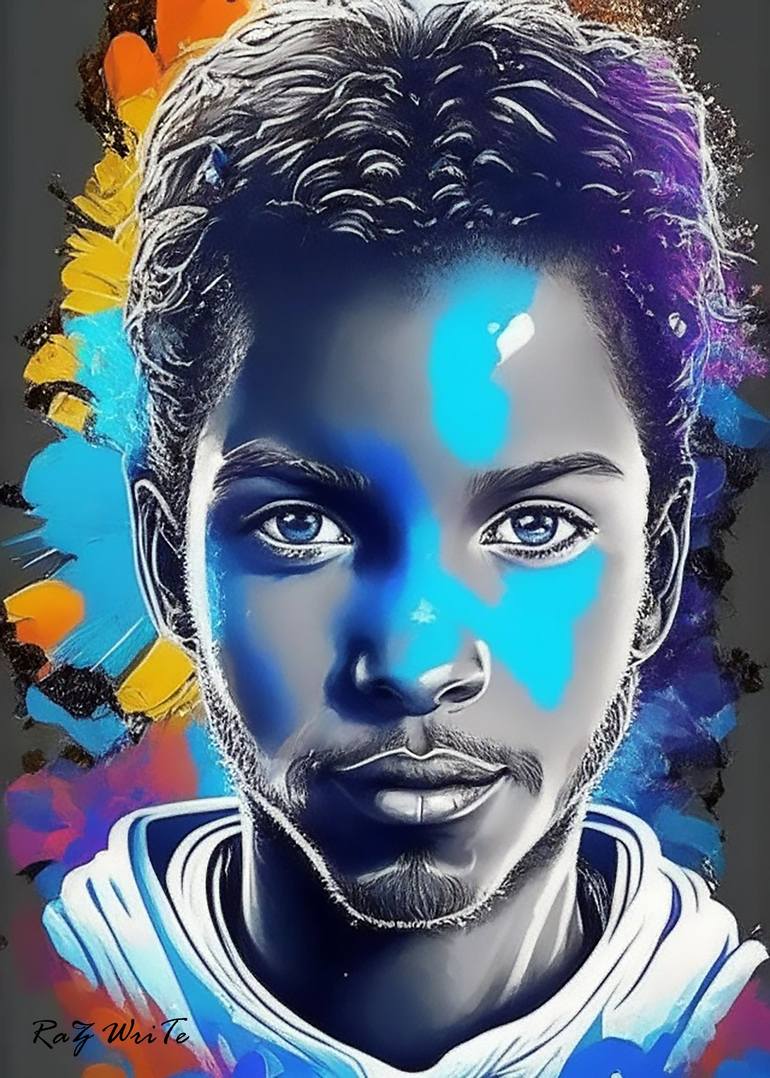 Avatars Piece#14 Digital by Raz Write | Saatchi Art