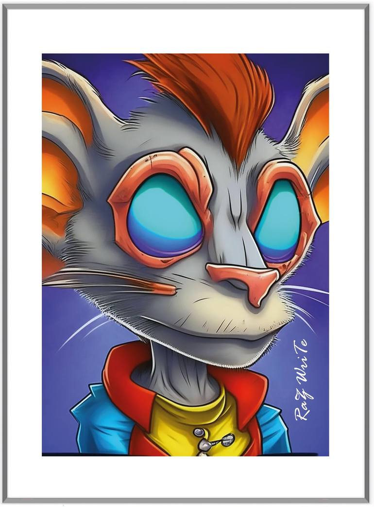 Gangster Rats Cartoon Collection #0001 Digital by Raz Write | Saatchi Art