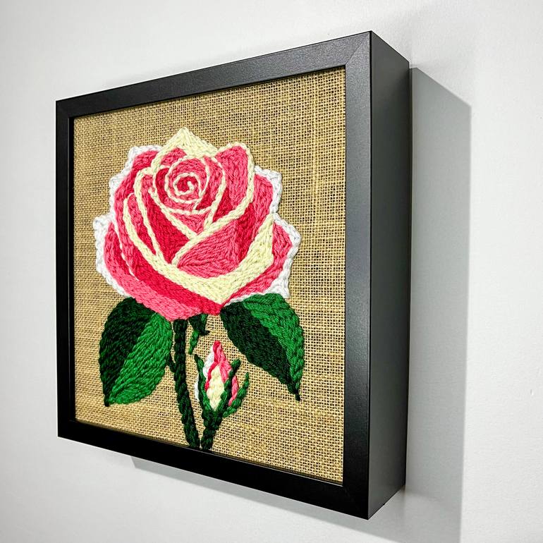 Rose Enchantment Mixed Media by Jancy Paul Vincent | Saatchi Art