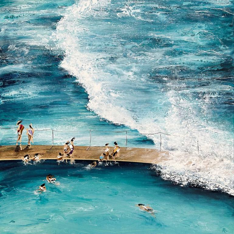A Splash in Time Painting by Amy Raymond | Saatchi Art