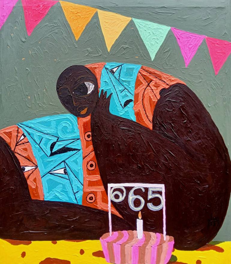 Celebration Painting by Victor Osei Mensah | Saatchi Art