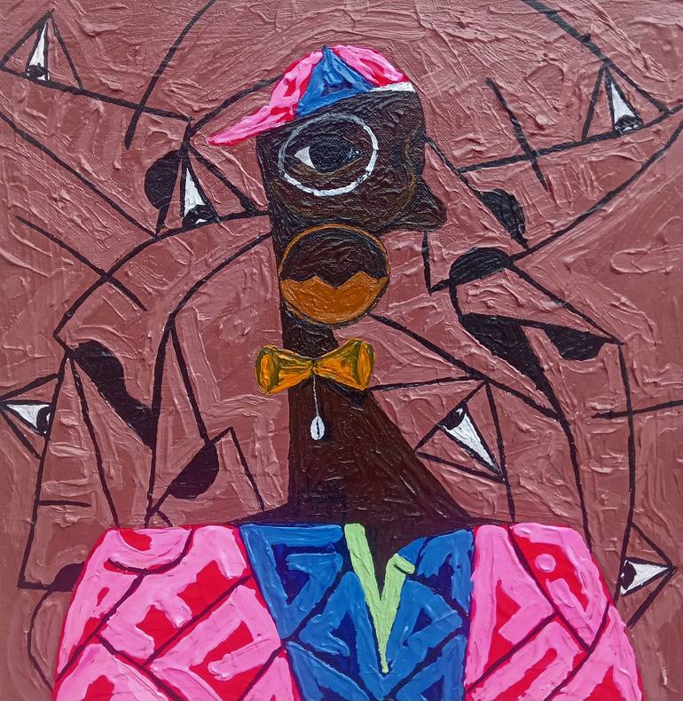 Clown Painting by Victor Osei Mensah | Saatchi Art
