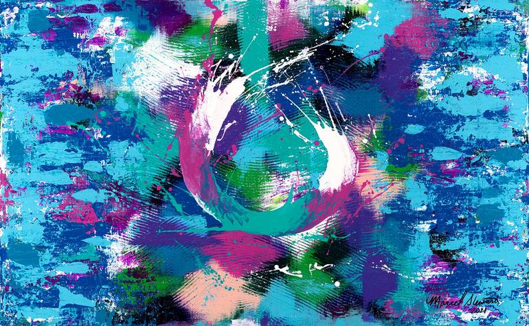 Expressive Extrovert Painting by Marcel Stewart | Saatchi Art