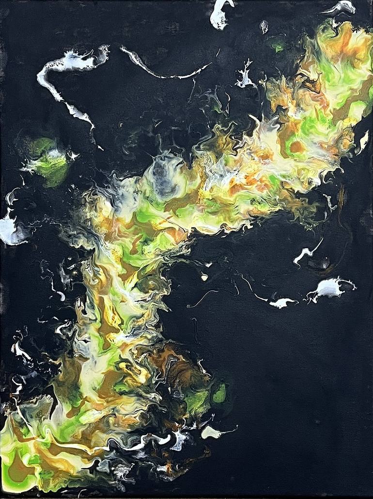 Feathers Painting by Wan Yin HO | Saatchi Art