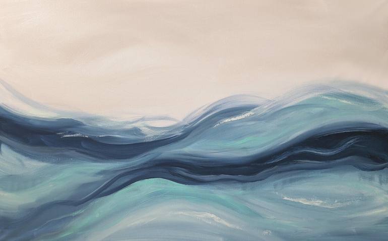 Pacific Waves Painting by Carla Cassidy | Saatchi Art