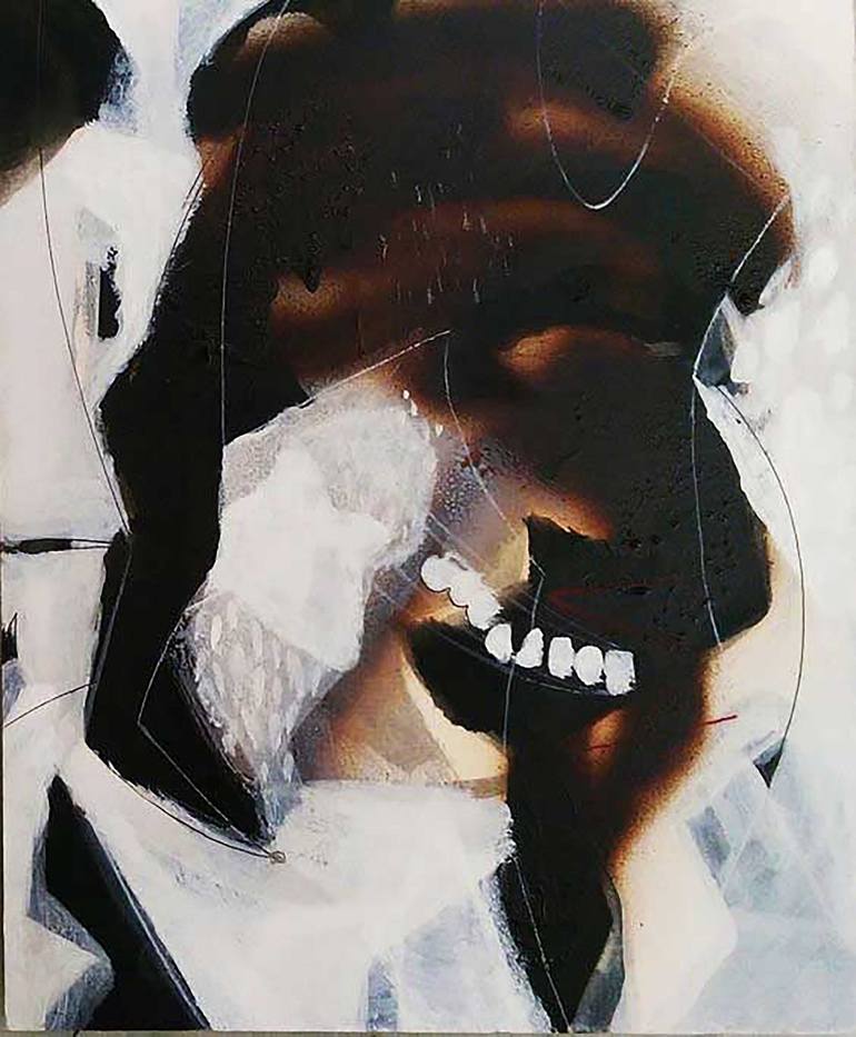 Grin Painting by Ritabrata Joardar | Saatchi Art