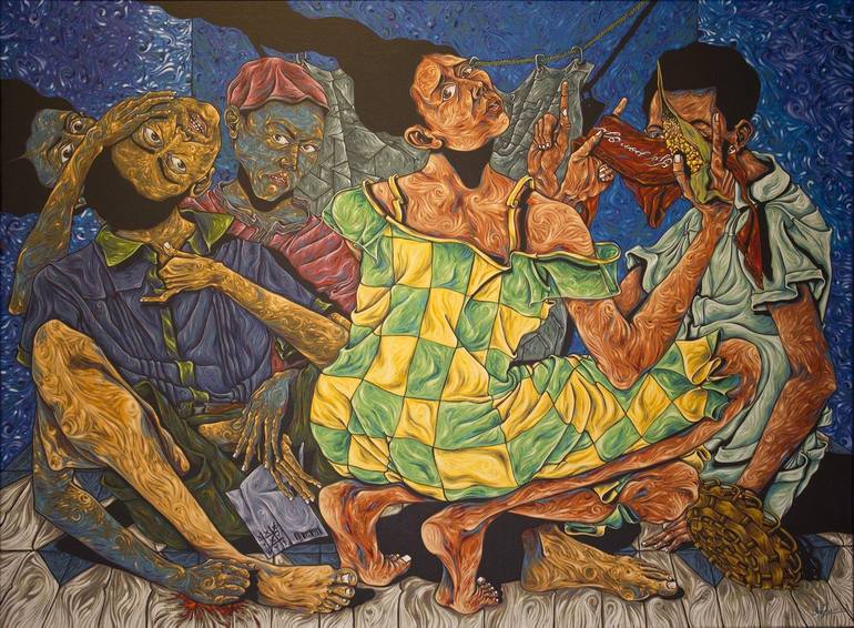 OLHO POR OHLO Painting by ONEL MIGUEL ONEL | Saatchi Art