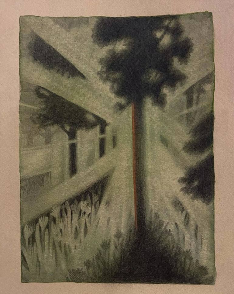 Prophecy Among Trees Drawing by Terra Keck | Saatchi Art