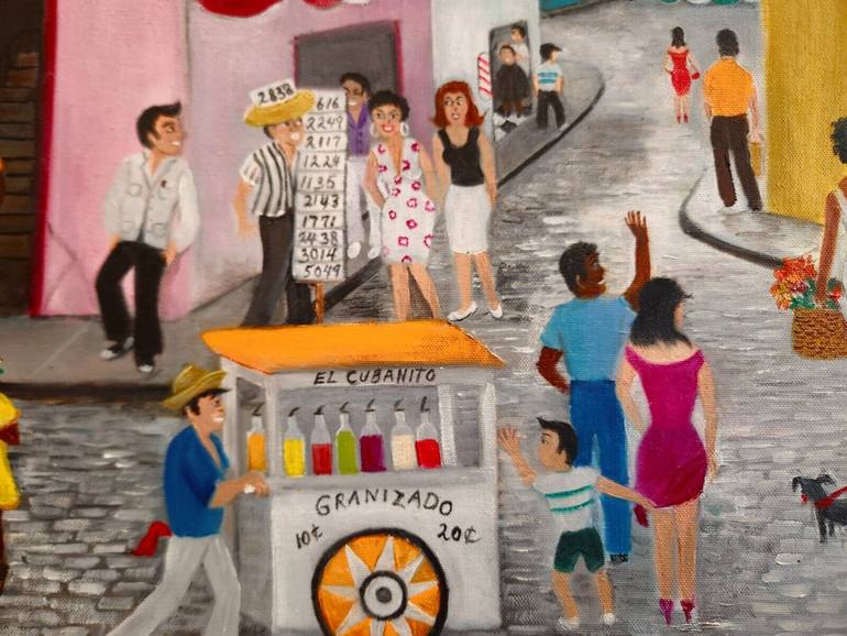 Ana Rodriguez (1938-2021) | Cuban Art | COA Painting by Valentin Valls ...