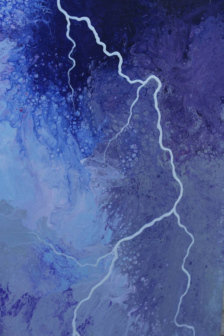 The power of voltage Painting by Natalya Holbrook | Saatchi Art