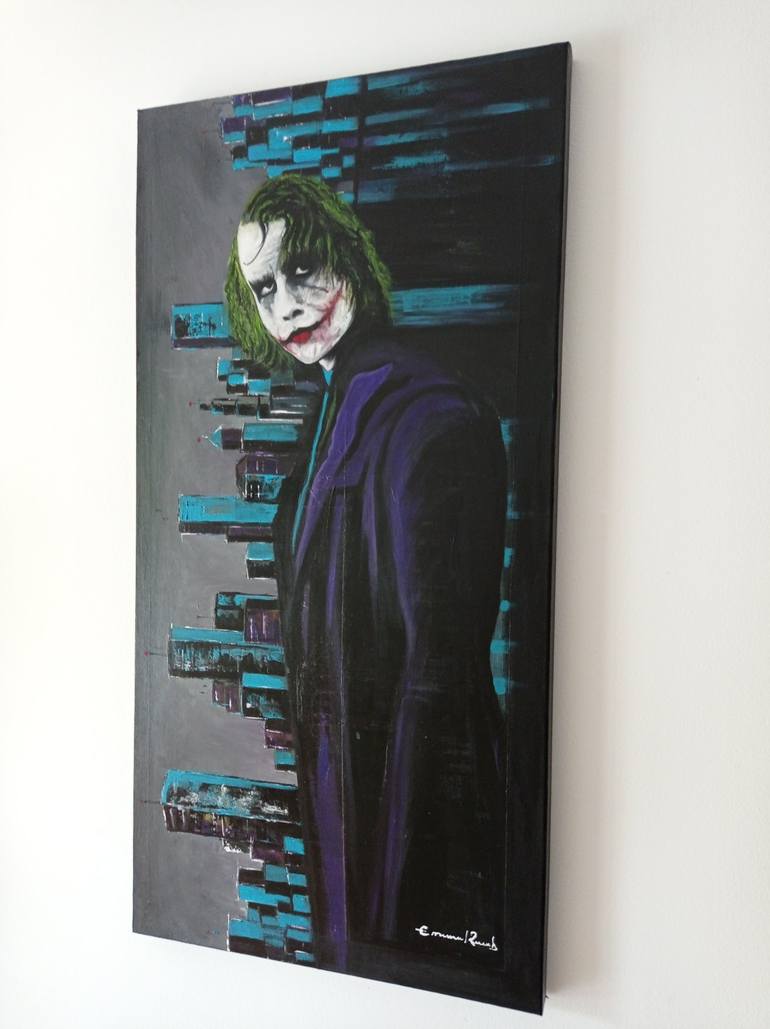 Joker Painting by Emanuel Rodas | Saatchi Art