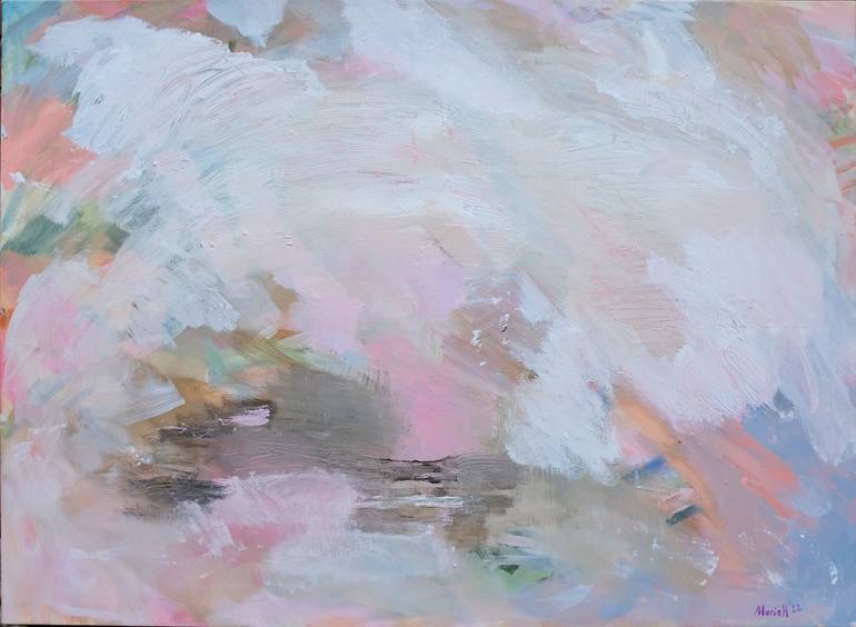 Auric Rainbow Painting by Maria Haddad | Saatchi Art