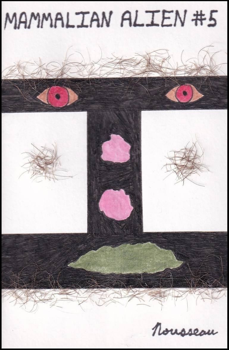 Mammalian Alien No. 5 Drawing by Bryant Rousseau | Saatchi Art