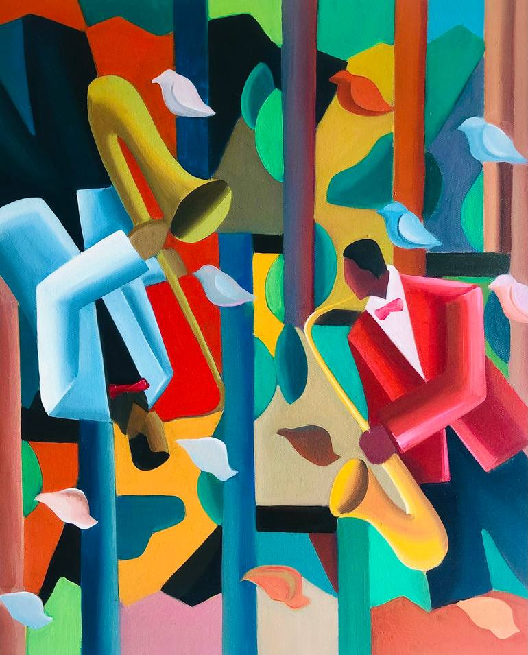 Duet Painting by yanhui wang | Saatchi Art