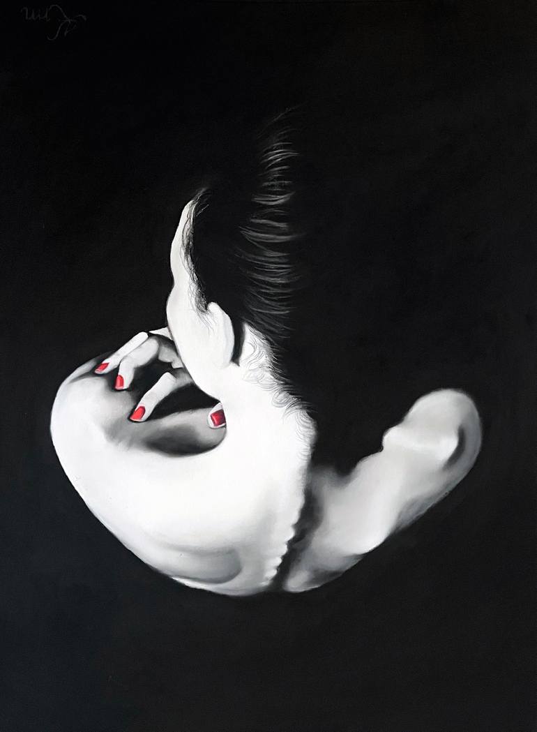 Red Seduction Drawing by Kerli Erm | Saatchi Art