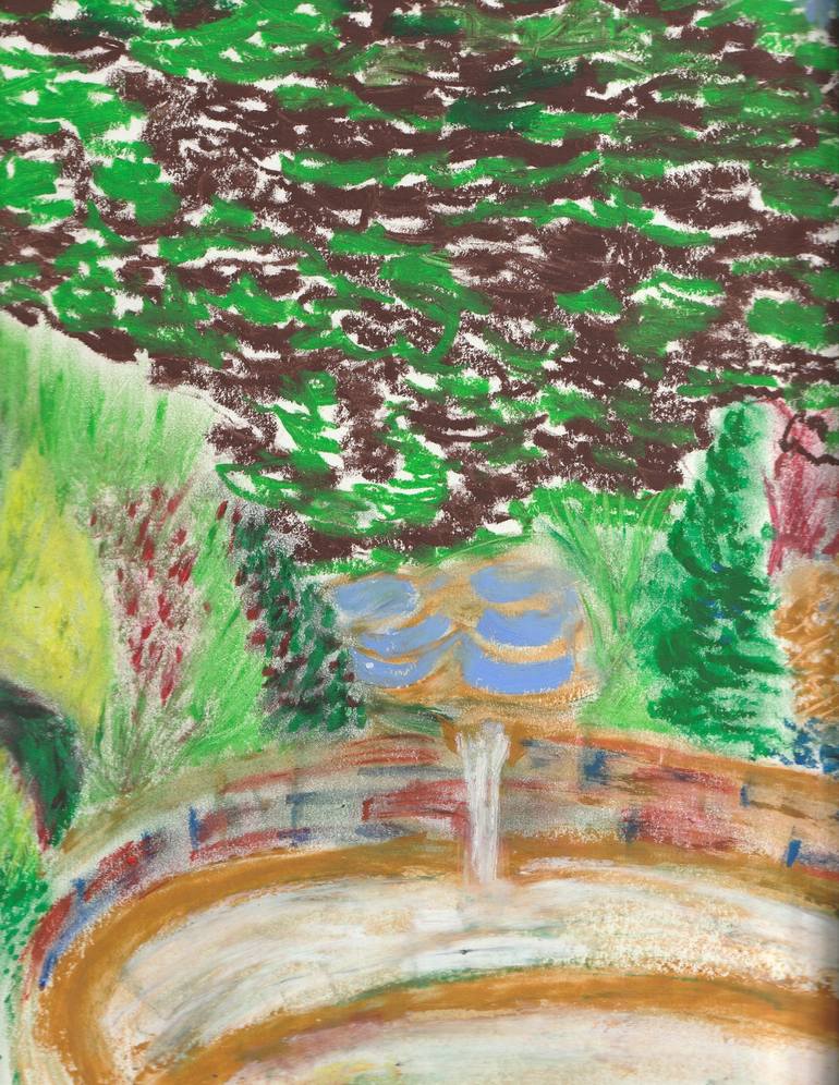 Challice Well Pastels Drawing by Lura Lunera | Saatchi Art