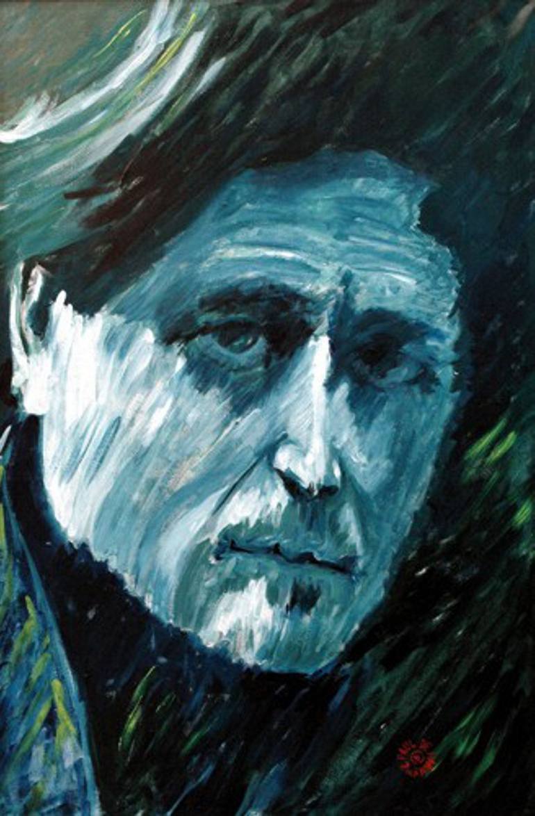 Portrait of Lorenzo Viani Painting by Paul De Haan | Saatchi Art