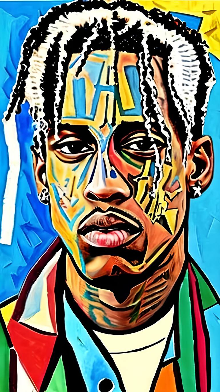 Travis Scott Digital by Rebecca Betancourt | Saatchi Art