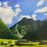 Tormik Meadows Roundu, Gilgit Baltistan Painting by Ayesha Qureshi ...