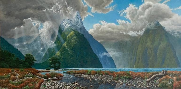 Summer peace Painting by Pavol Zlatovský | Saatchi Art