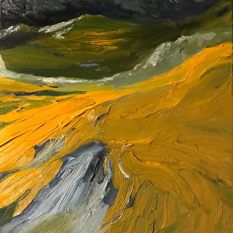 Deluge (Ararat) Painting by Raymond Prucher | Saatchi Art