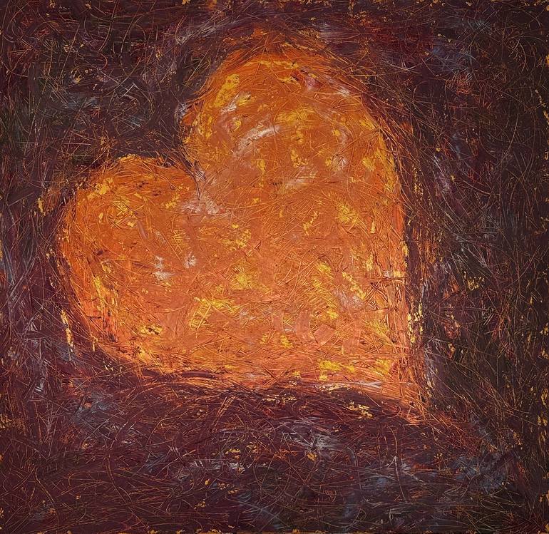 Coeur D'Or Painting by Moto Collins | Saatchi Art