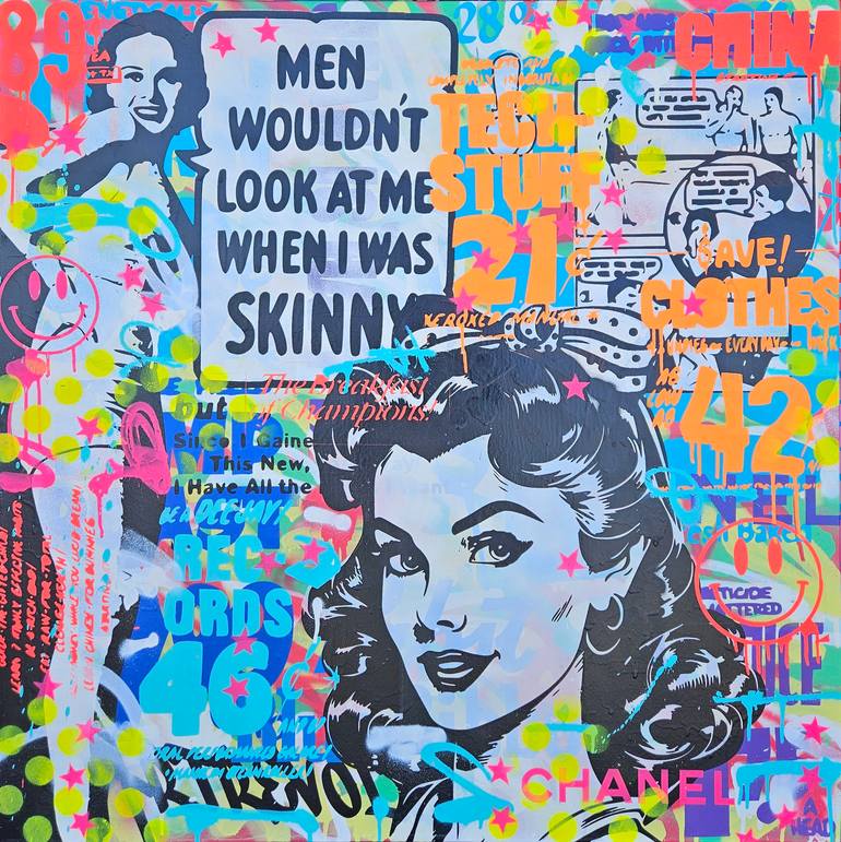 History of Skinny Painting by Chris Hobe | Saatchi Art