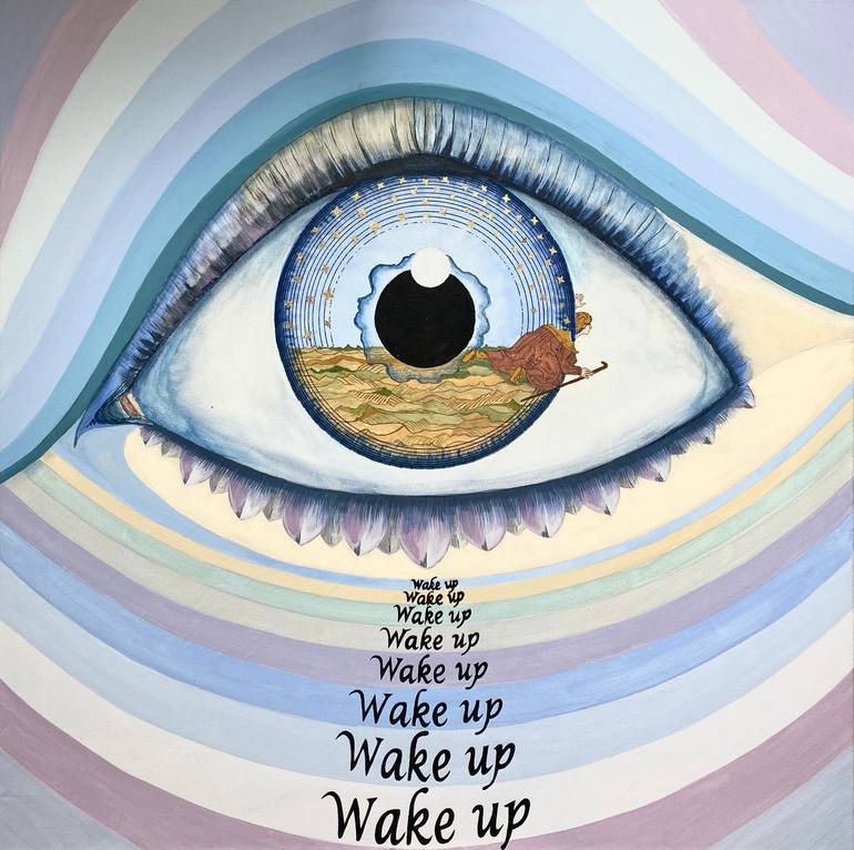 Awakening Painting by Javier Romano | Saatchi Art