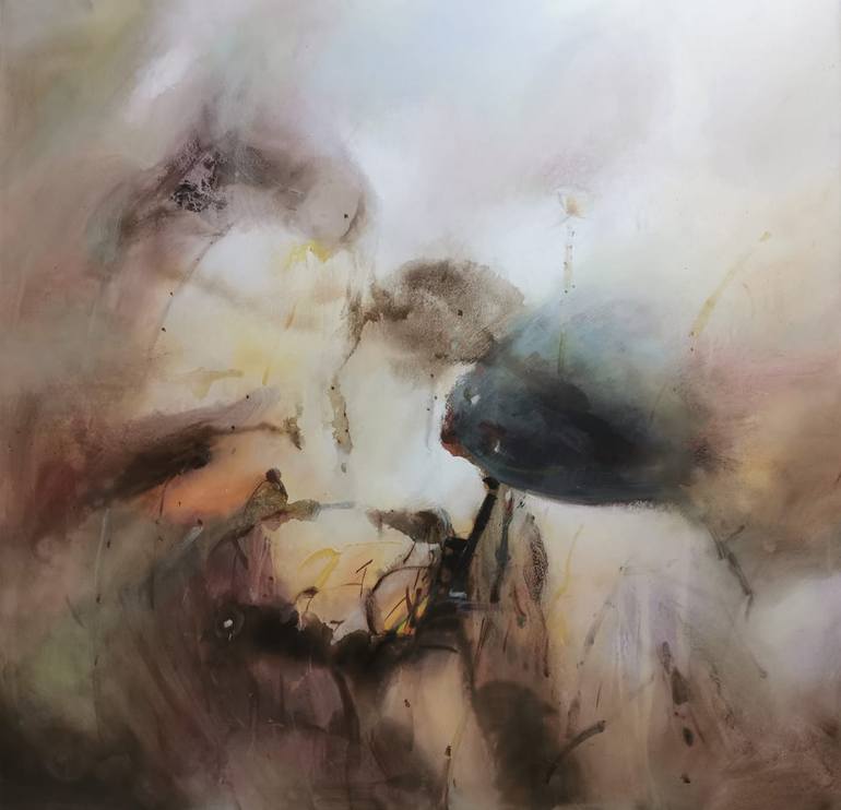 Lotus Painting by Lee KP | Saatchi Art