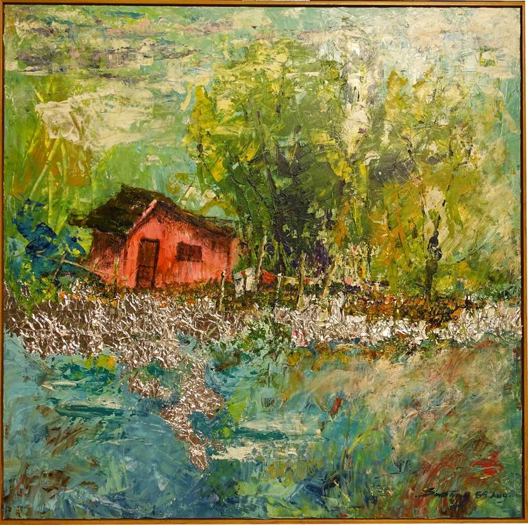 Forest dream Painting by Lee Kp | Saatchi Art