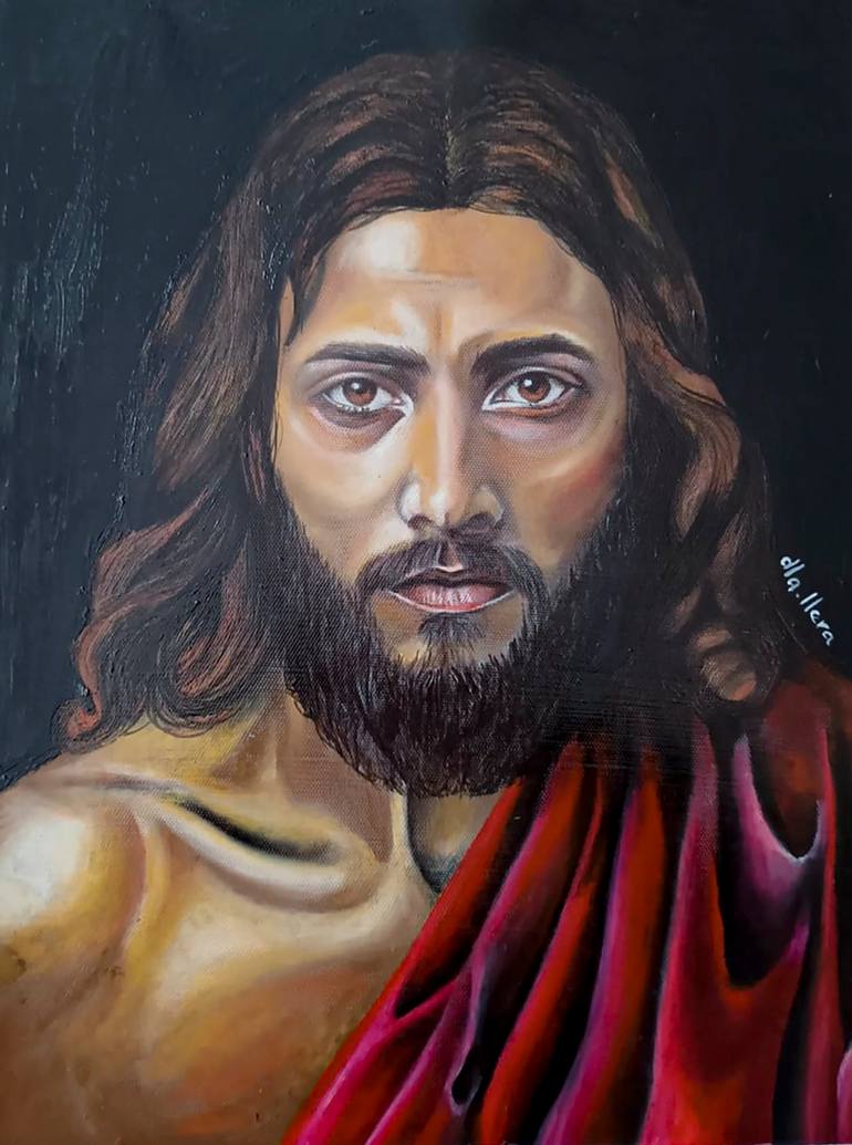 The Jewish Prophet Painting by Liz De La Llera | Saatchi Art United Kingdom