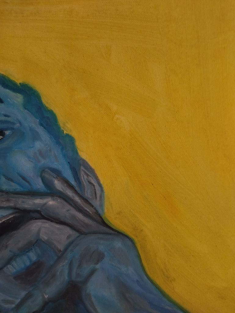 the desperate man(self-portrait) Painting by FRANCESCO FODDIS | Saatchi Art