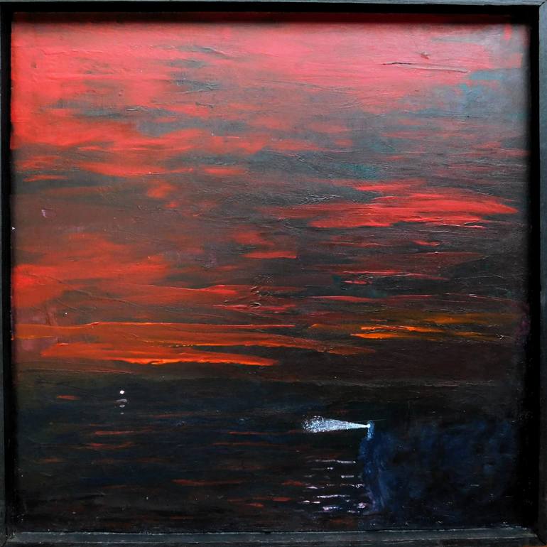 Night Passage Painting by Mikal Hoover | Saatchi Art