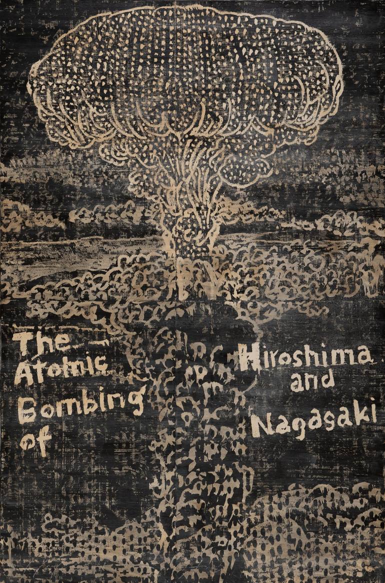 PEACE-Atomic bombings hiroshima and Nagasaki 1945. 8. 6-9 Painting by ...