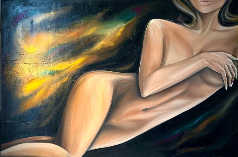 Sensual Dichotomy Painting by Cornelia Dudca | Saatchi Art