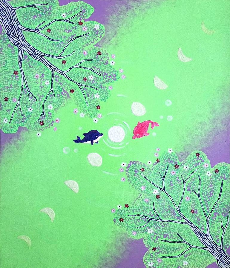 Love, friendship, and good luck part 2 Painting by yunmi park | Saatchi Art
