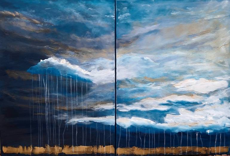 Light defeats darkness Painting by Daria Habich | Saatchi Art