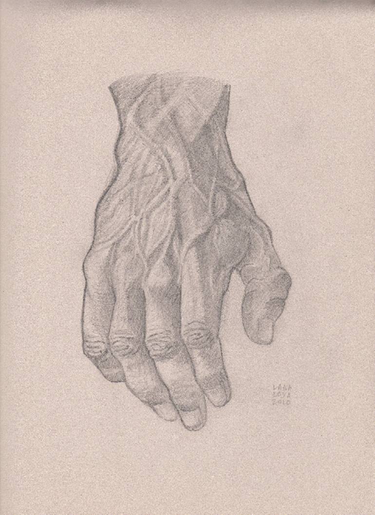 HAND 2 Drawing by Lana Kova | Saatchi Art