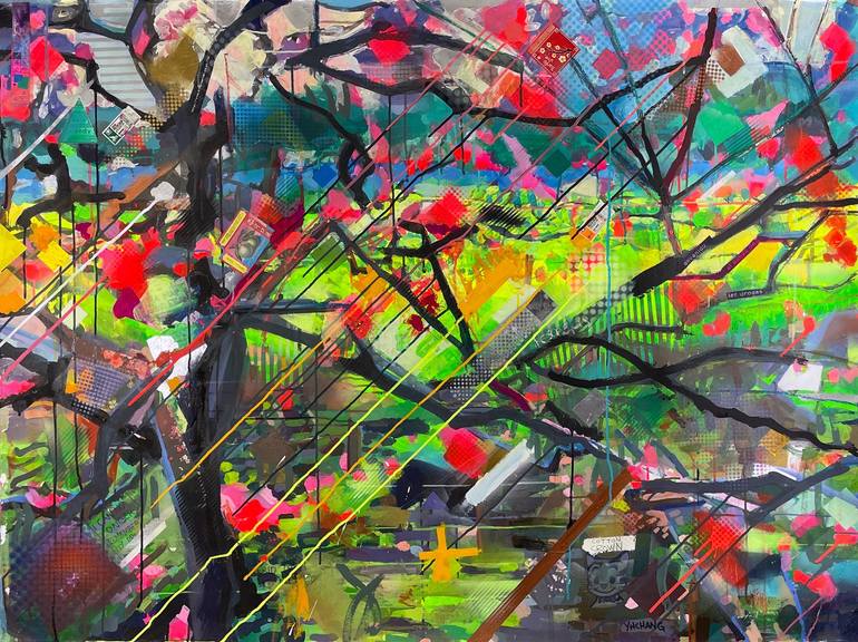 Tokyo Imperial Gardens Painting by Jonathan Butterick | Saatchi Art