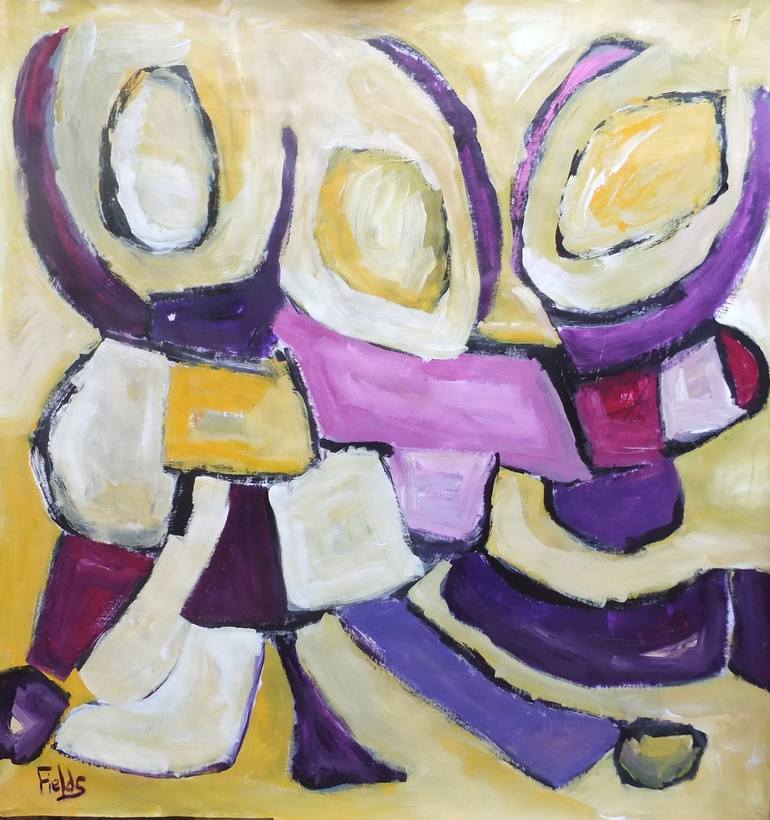 Dancing 2 Painting by Catherine Fields | Saatchi Art