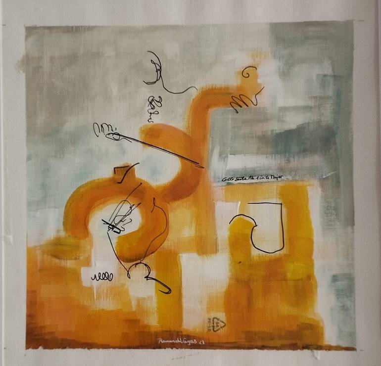 Cello Suite Painting by Ramón de Vargas | Saatchi Art