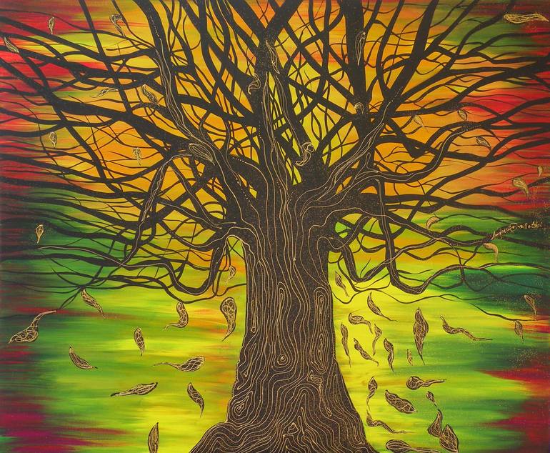 ALBERO Painting by MARGHERITA CAVALLOTTI | Saatchi Art