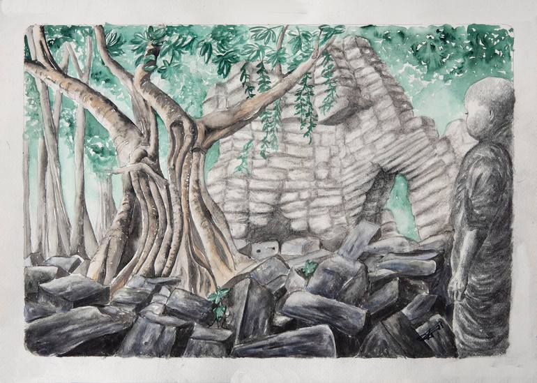 Smashing Painting by Thierry Falise | Saatchi Art