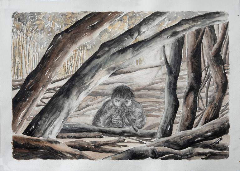 Hiding Painting by Thierry Falise | Saatchi Art