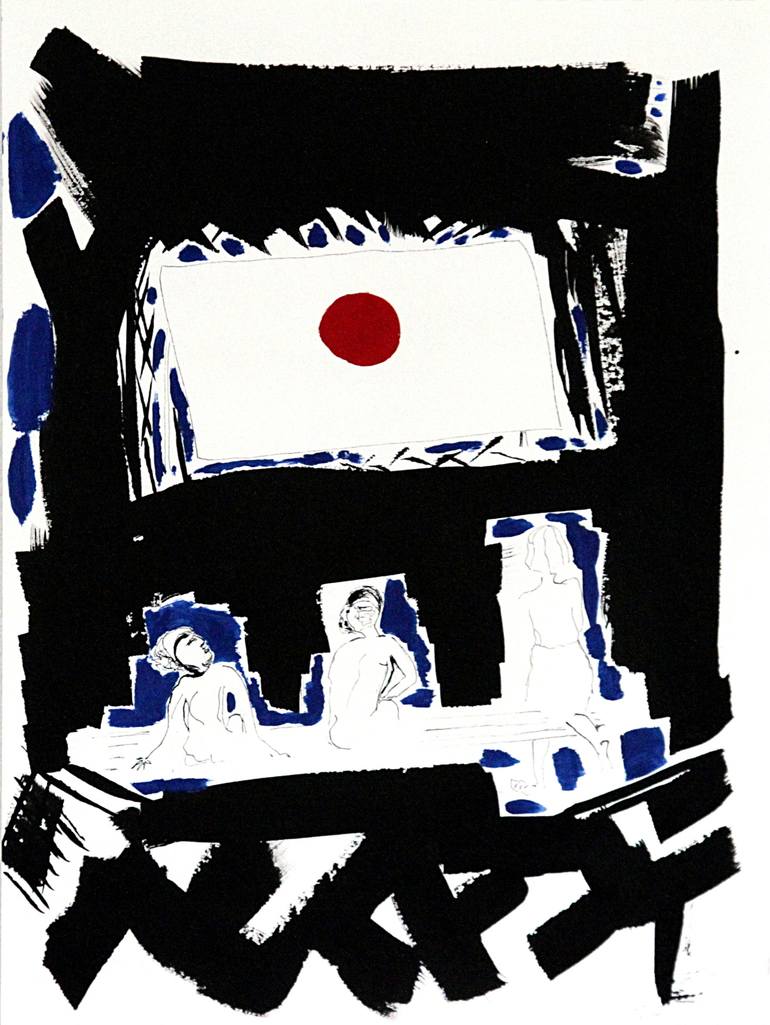 Kino Drawing by Zoé Parisot | Saatchi Art