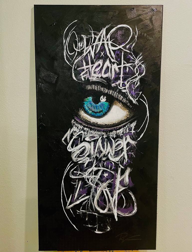 Silent Battle Painting by Ryan Labs | Saatchi Art