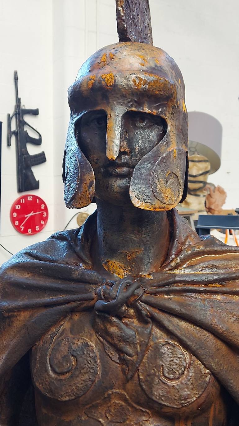 Sculpture Leonidas of Sparta Alexander Greek Warrior Figure 2.3m ...