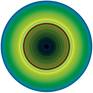 Green light - Abstract #09 - Circular Artwork Digital by Contemporary ...